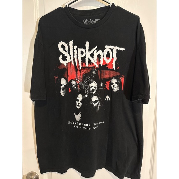 Slipknot | Shirts | Slipknot Subliminal Verses 205 Tour T Shirt Xl 22 X ...